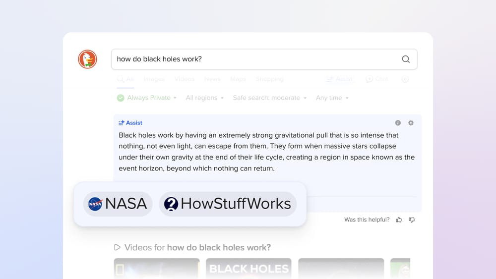 DuckDuckGo’s AI Features: Private, Useful and Optional