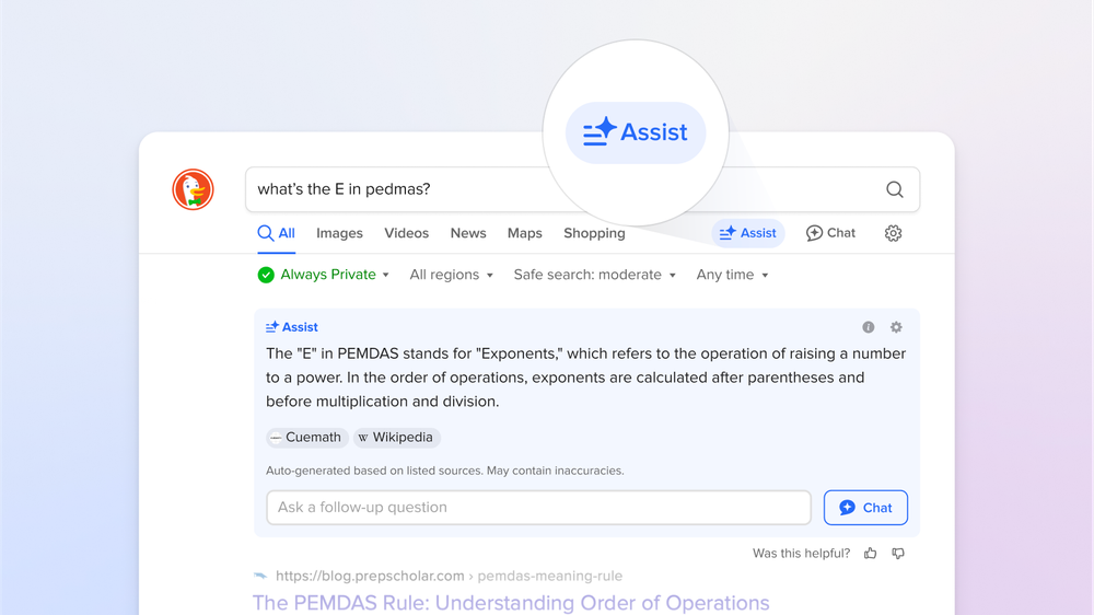 DuckDuckGo’s AI Features: Private, Useful and Optional